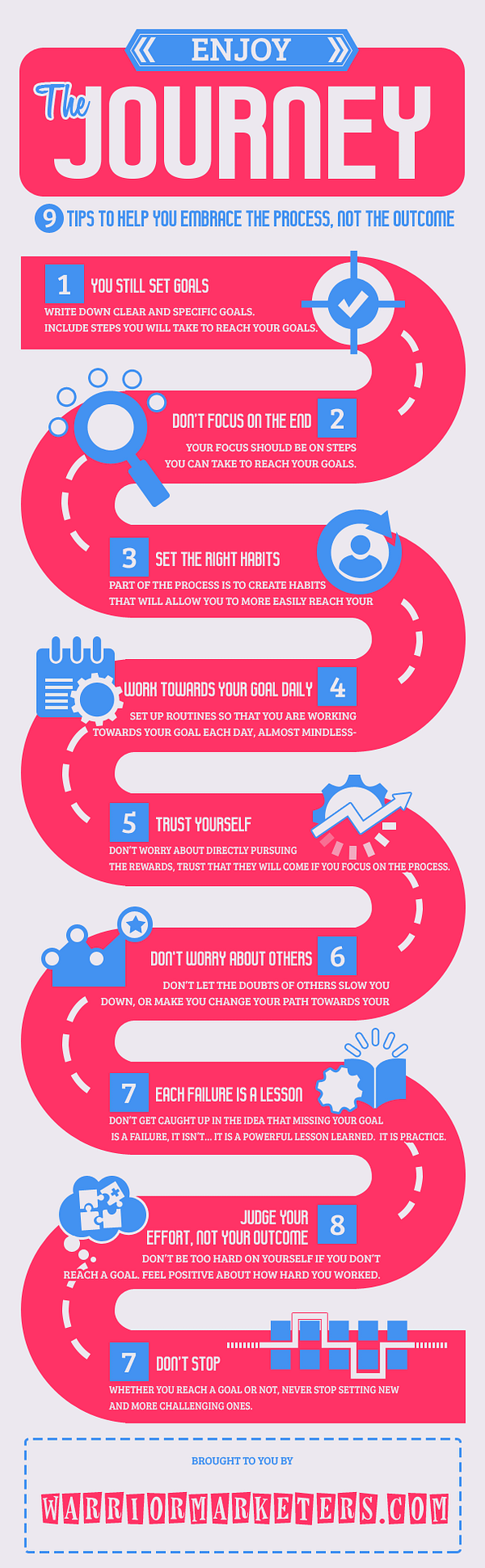 Enjoy The Journey And Embrace The Process