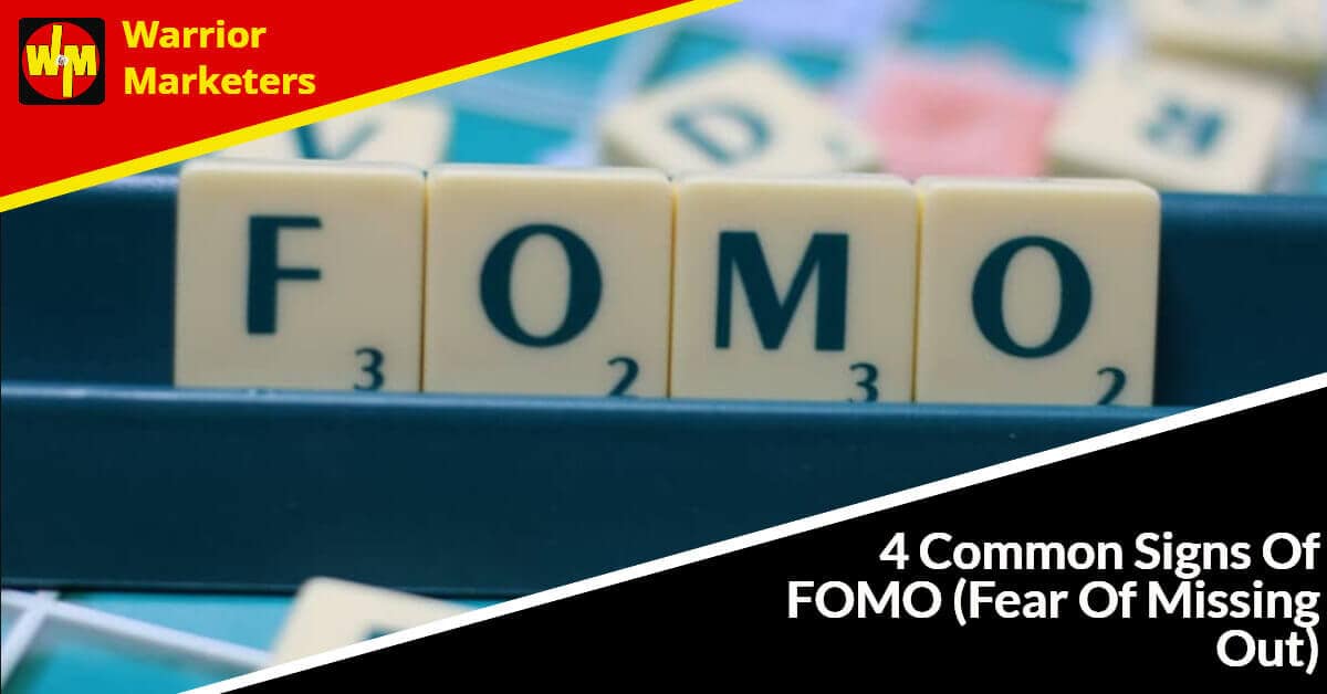 4 Common Signs Of FOMO (Fear Of Missing Out)
